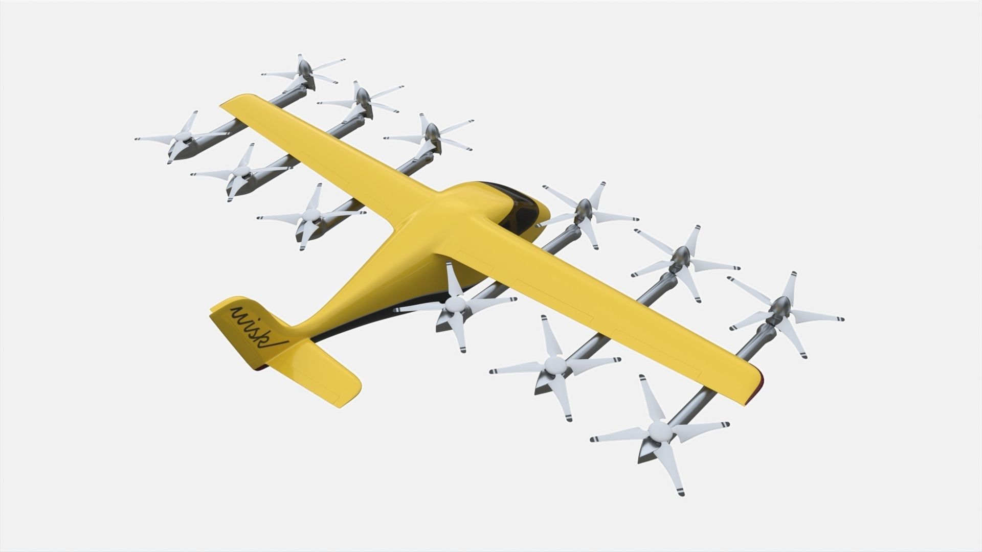 Wisk Generation 6 Aircraft 3D model | CGTrader