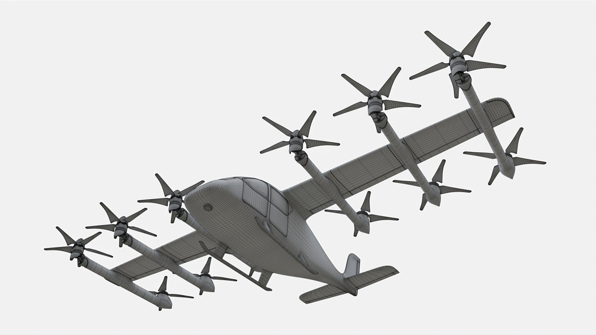 Wisk Generation 6 Aircraft 3D model | CGTrader