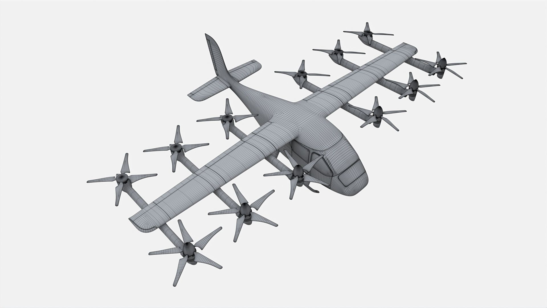 Wisk Generation 6 Aircraft 3D model | CGTrader