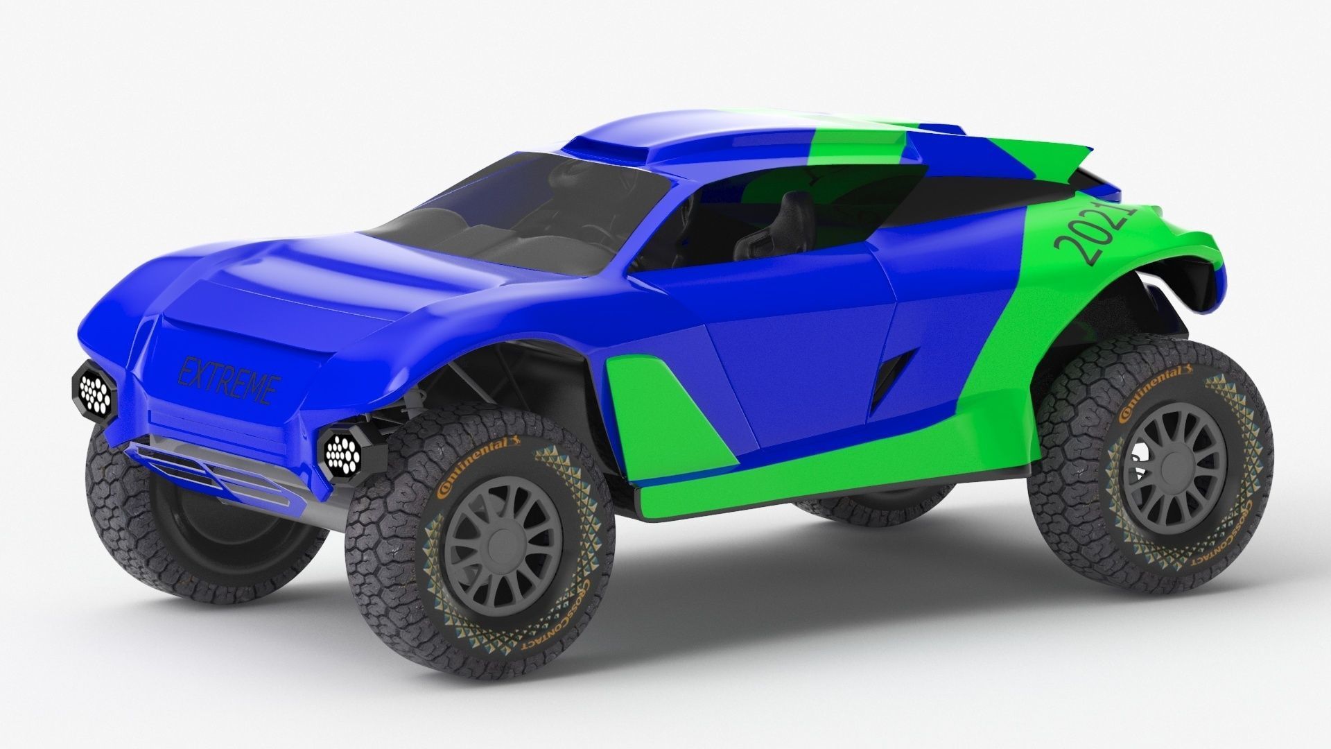 Extreme Off ROAD car 3D model | CGTrader