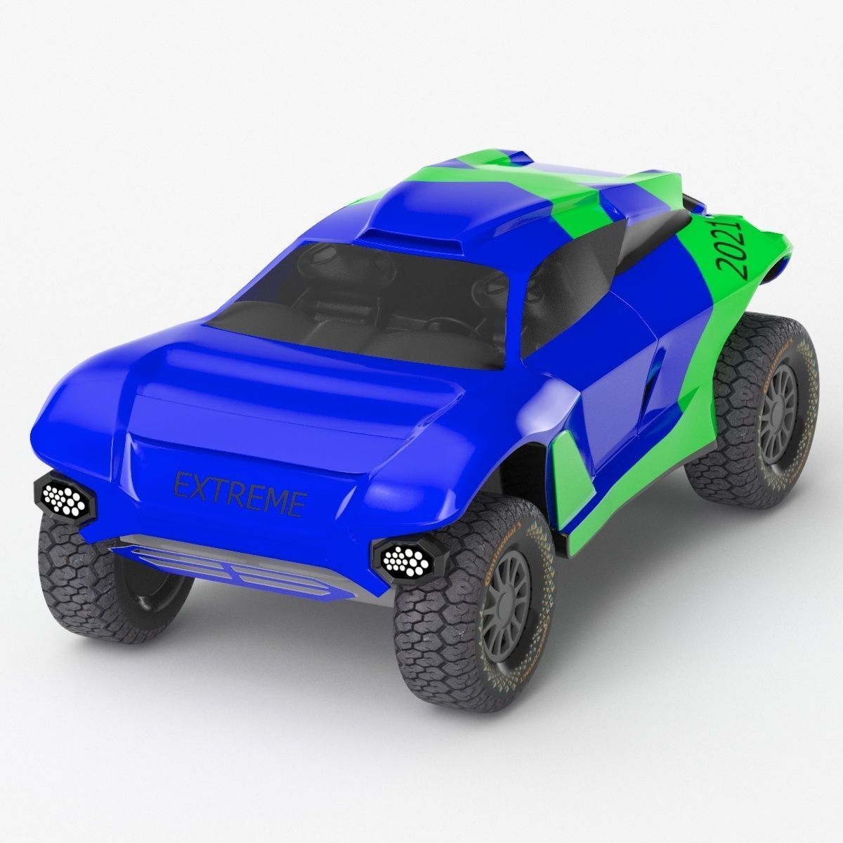 Extreme Off ROAD car 3D model | CGTrader