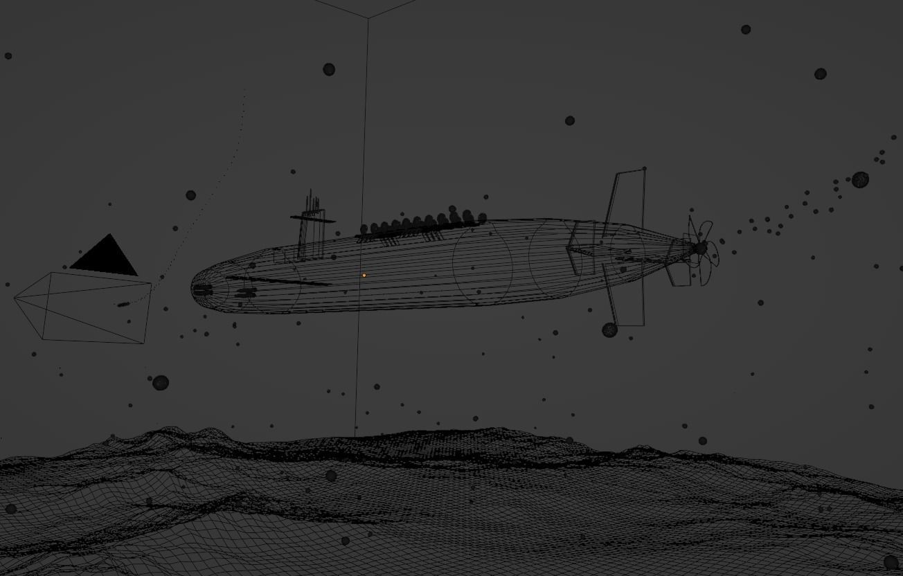 Submarine Animation 3D model animated | CGTrader