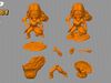 Gamora Chibi STL for 3D Printing ChibiSTL 3DXM 3D model 3D printable ...