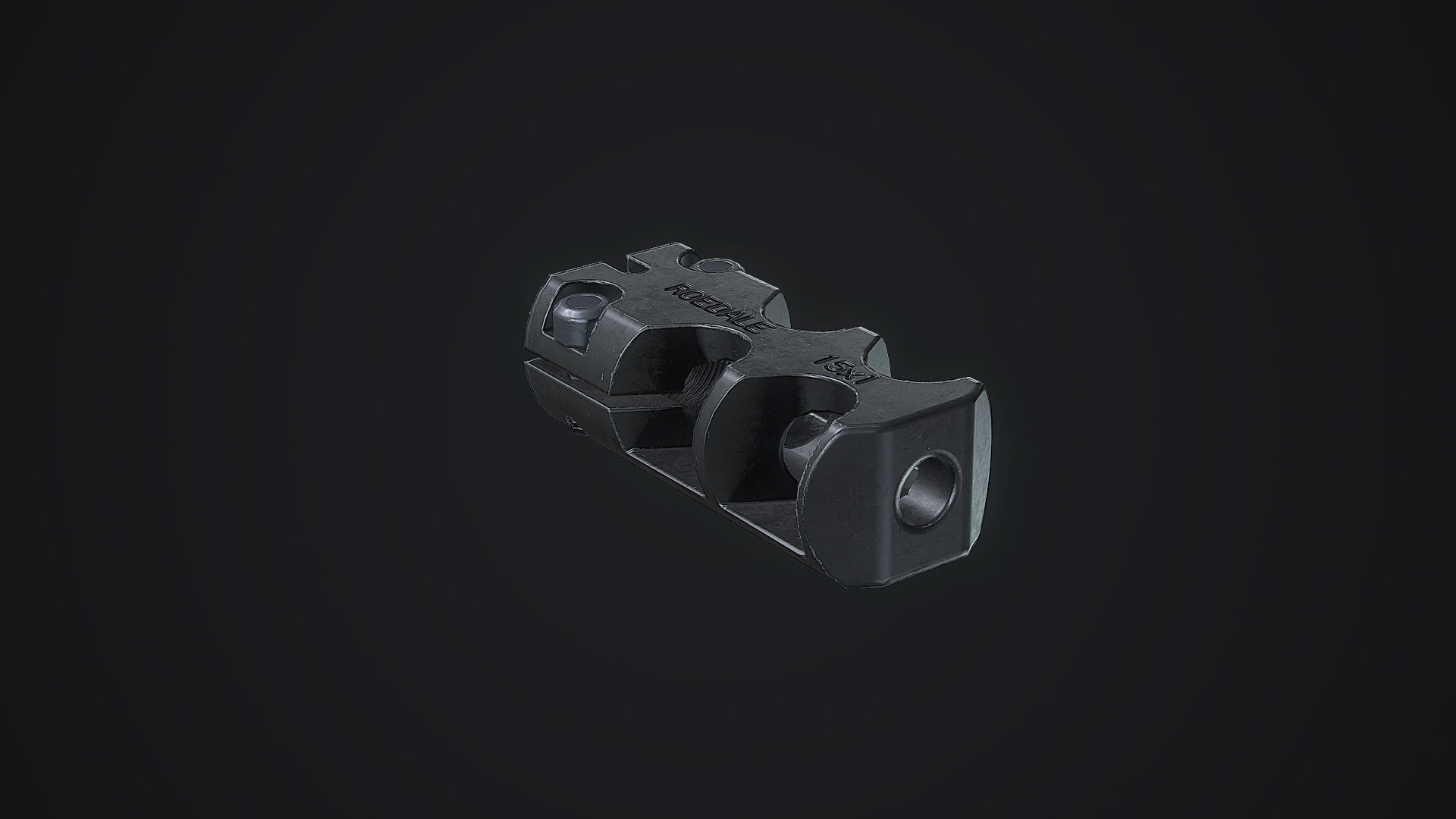 3D model Muzzle Brake Roedale M15x1 VR / AR / low-poly | CGTrader