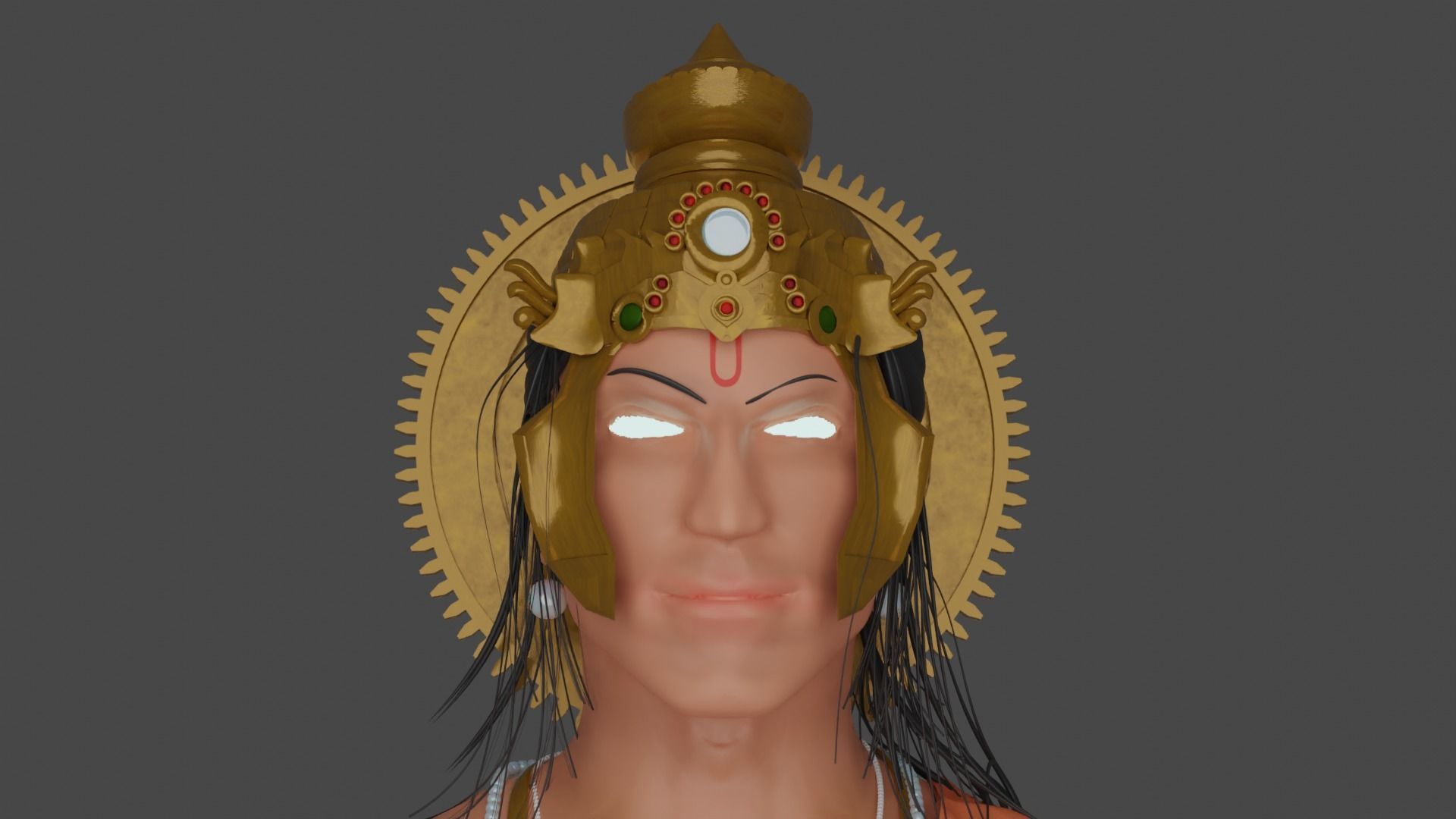 3D model indian god - indradev VR / AR / low-poly | CGTrader