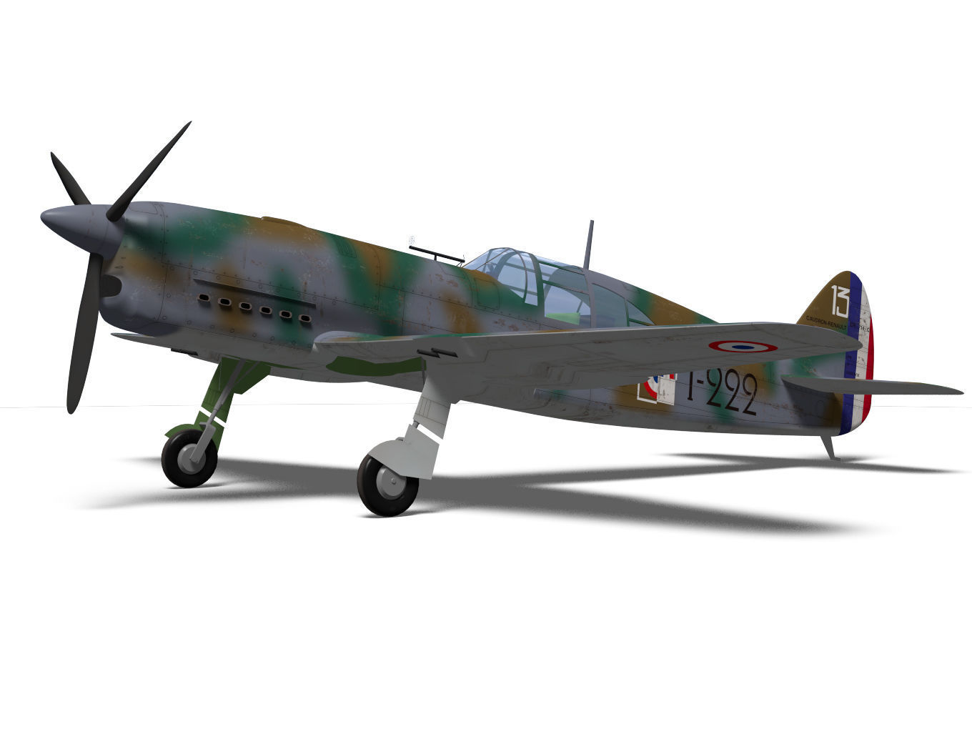 Caudron CR714 3D model | CGTrader