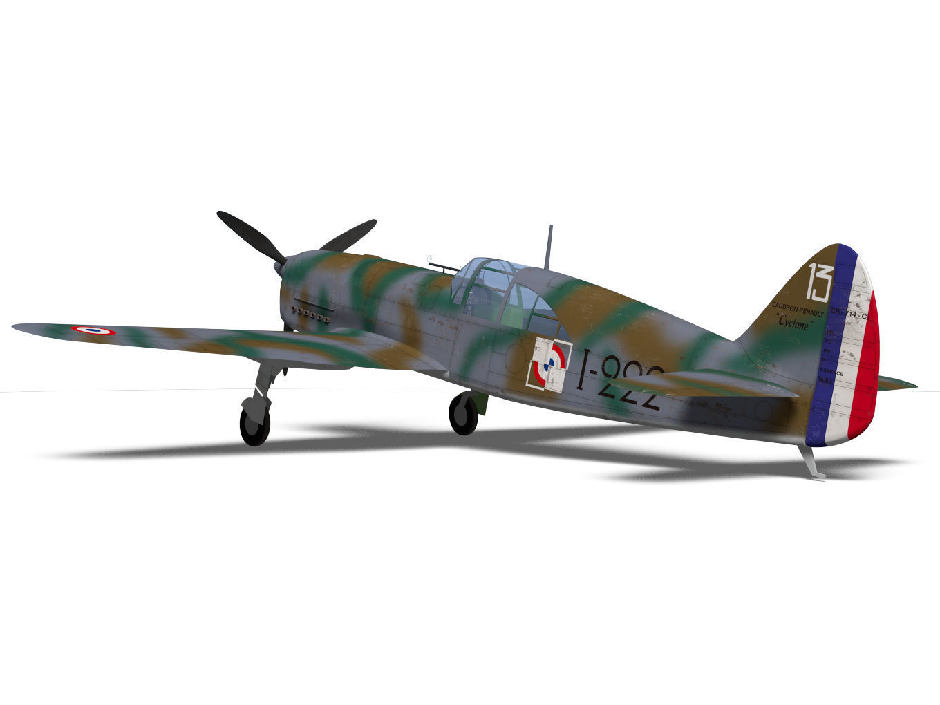 Caudron CR714 3D model | CGTrader