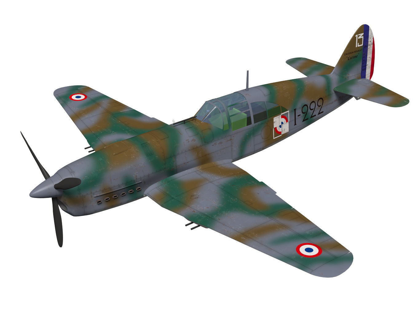 Caudron CR714 3D model | CGTrader