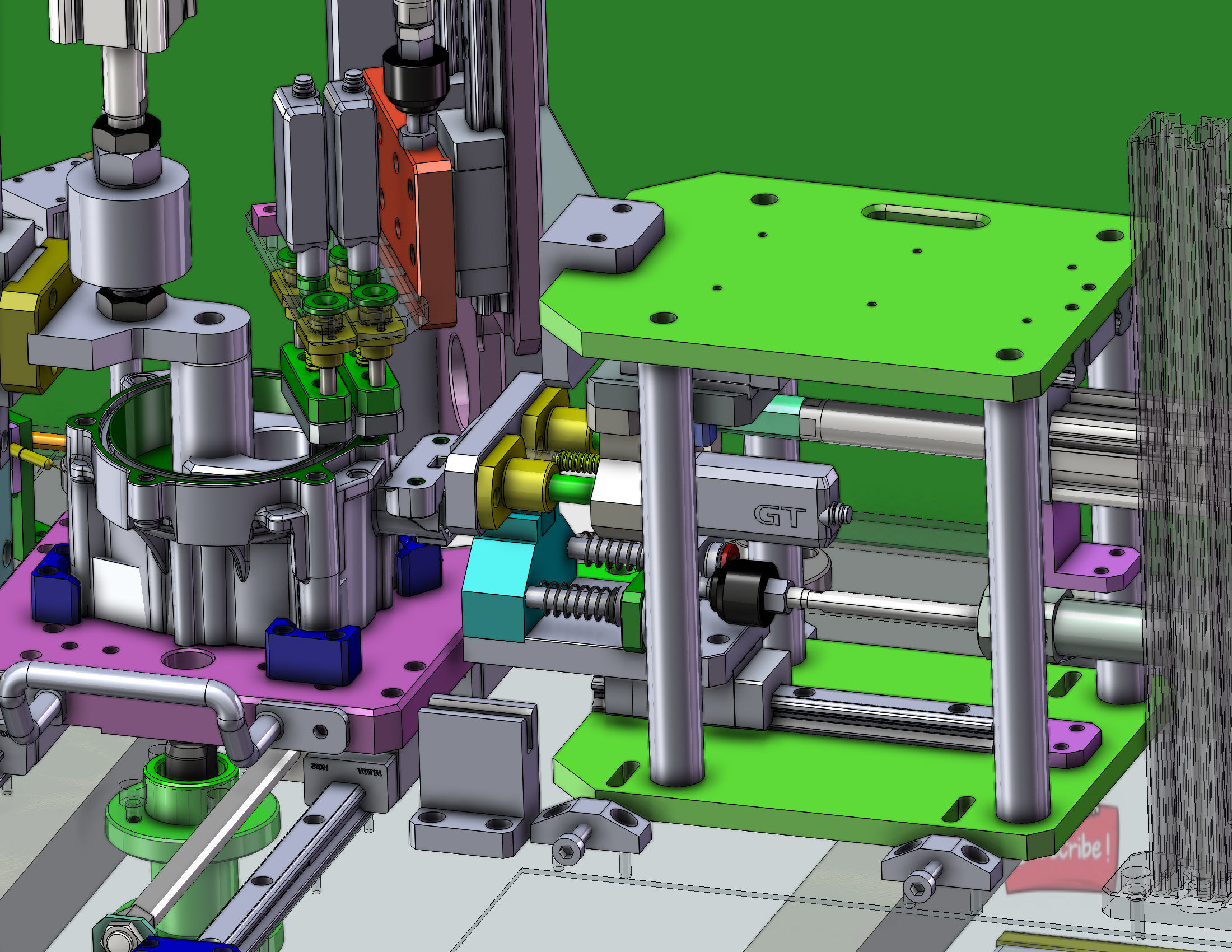 industrial 3D model cylinder hole testing machine 3D model | CGTrader