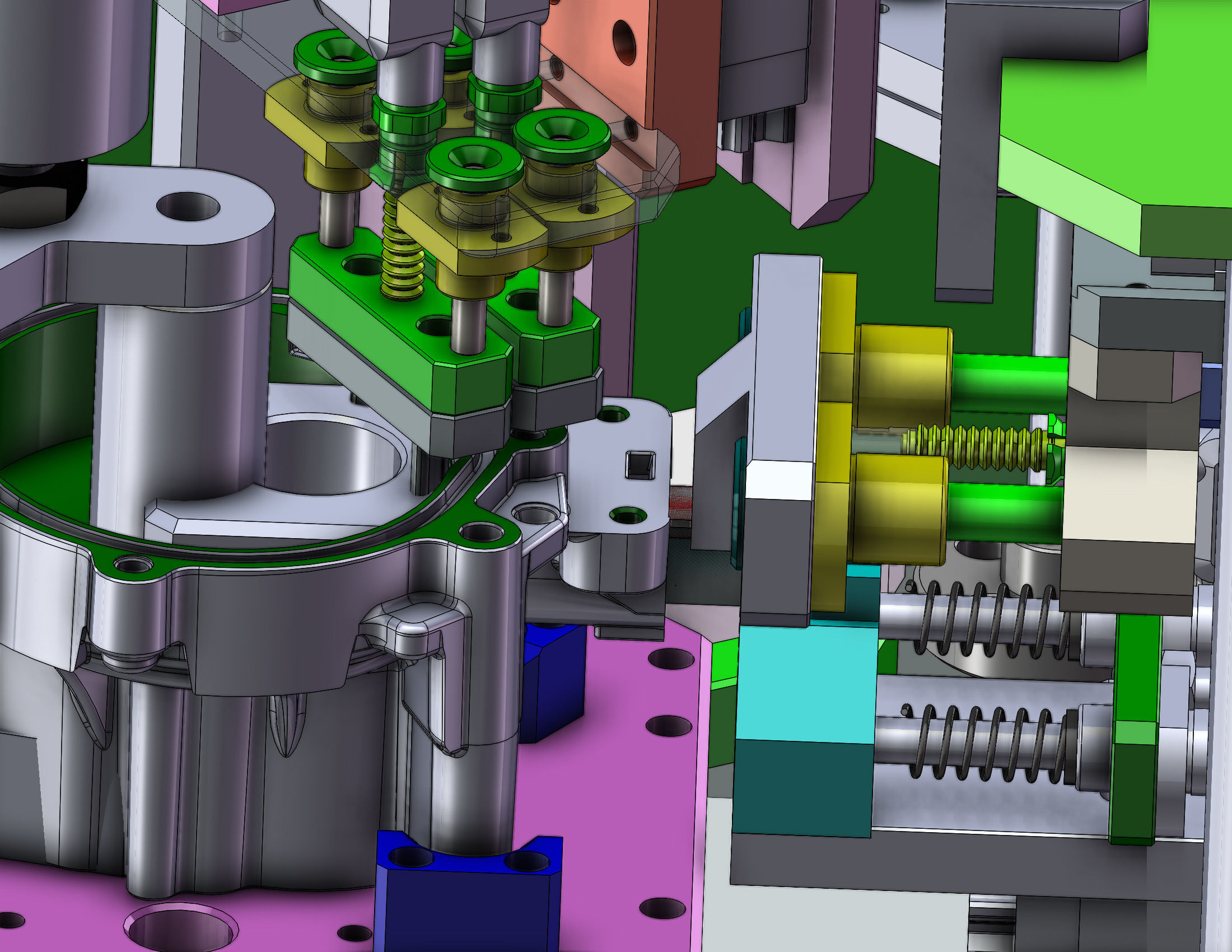 industrial 3D model cylinder hole testing machine 3D model | CGTrader