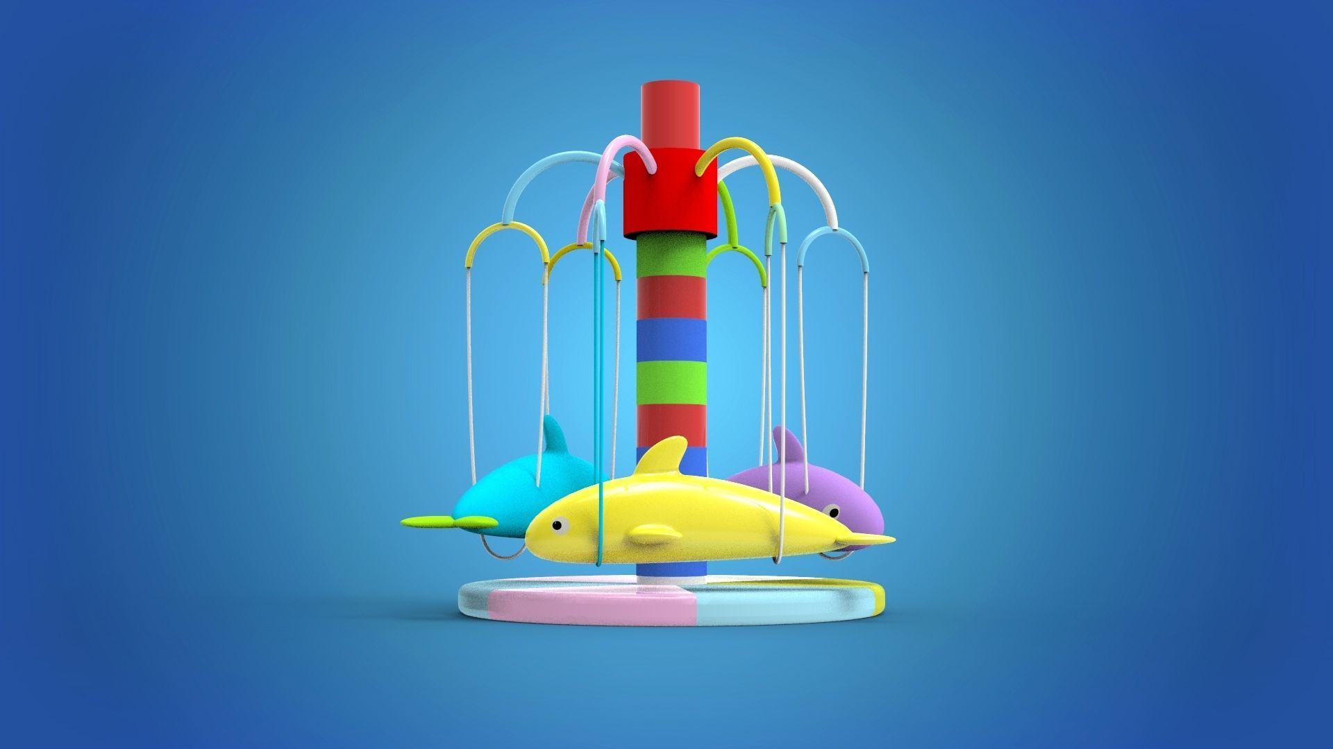 Playground for kids 3D model | CGTrader