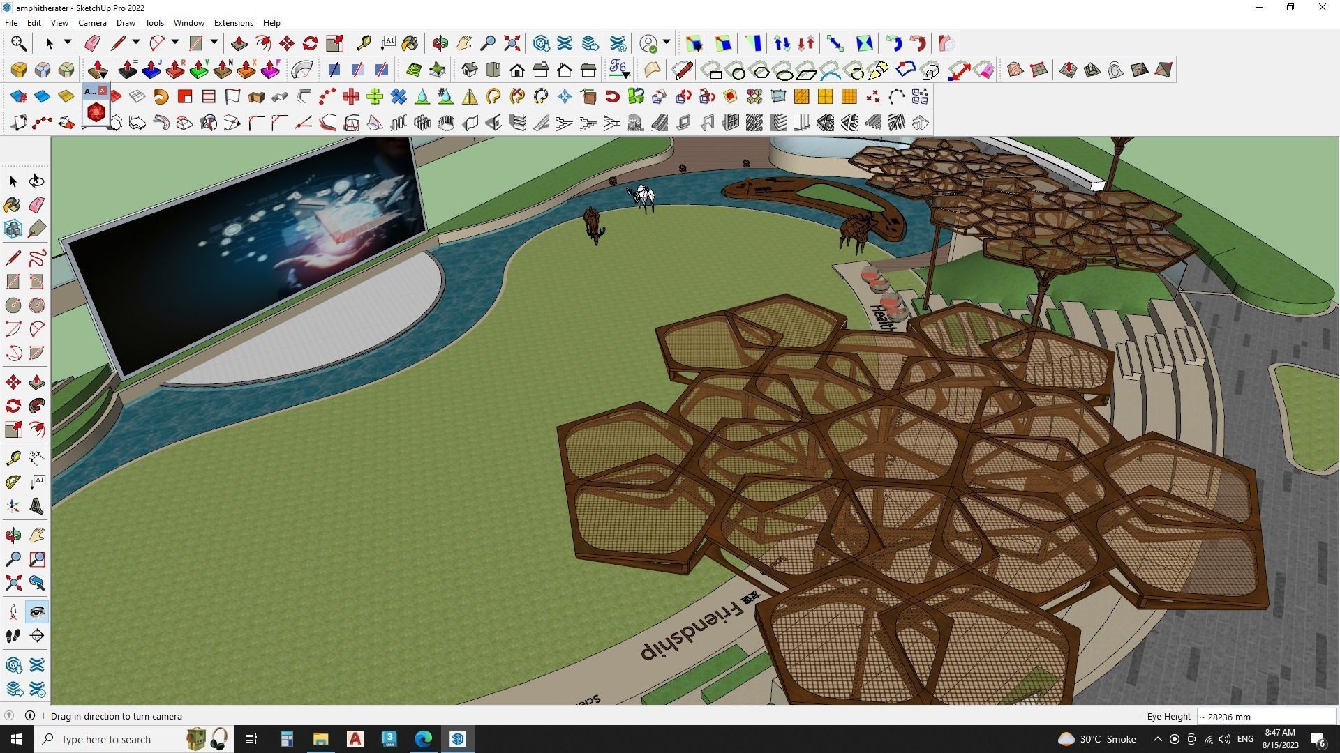 Amphitheater 3D model 3D model | CGTrader
