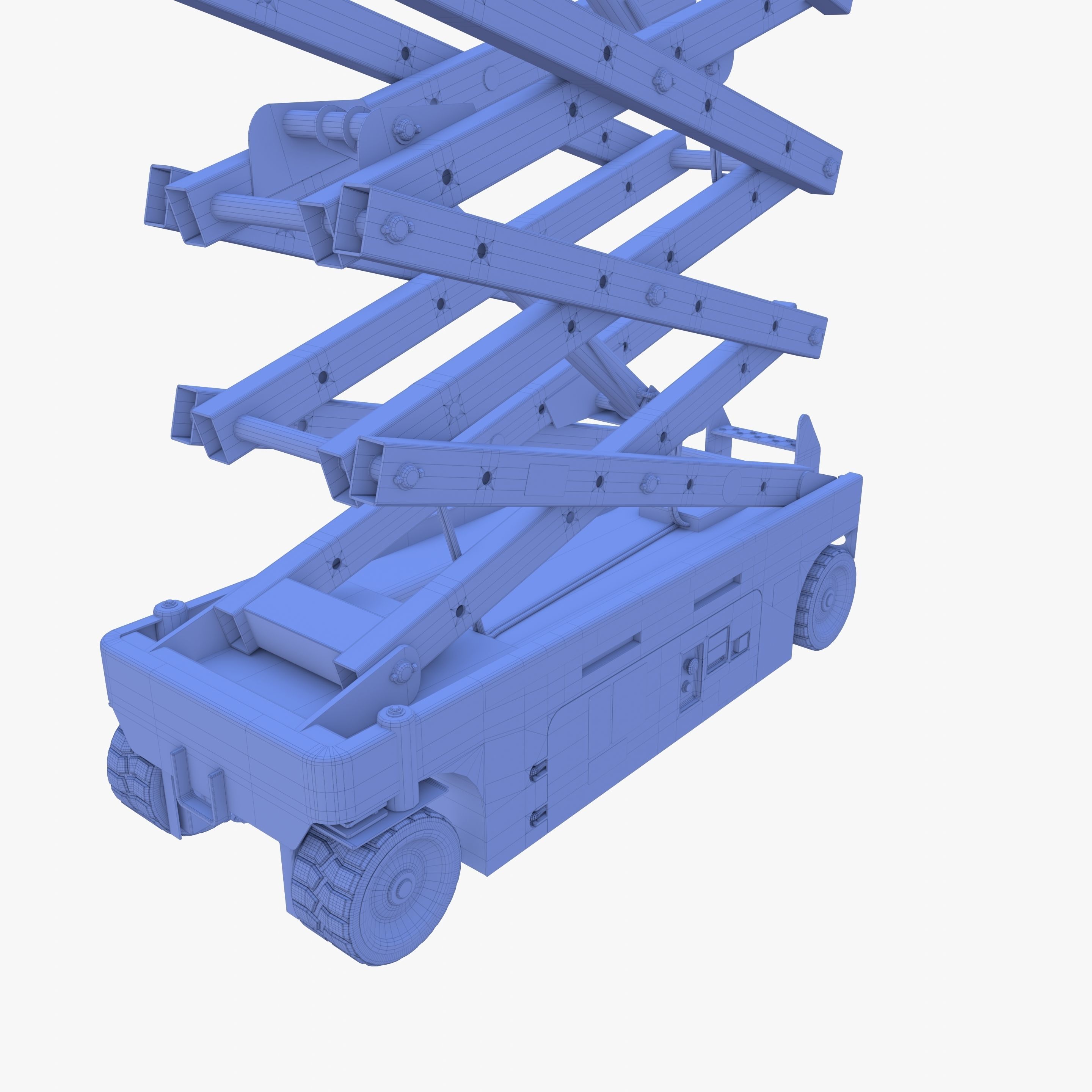 3D model Electric Scissor Lift v1 VR / AR / low-poly | CGTrader