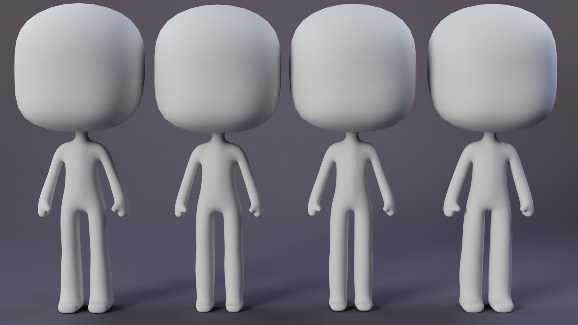 Chibi 3D model | CGTrader