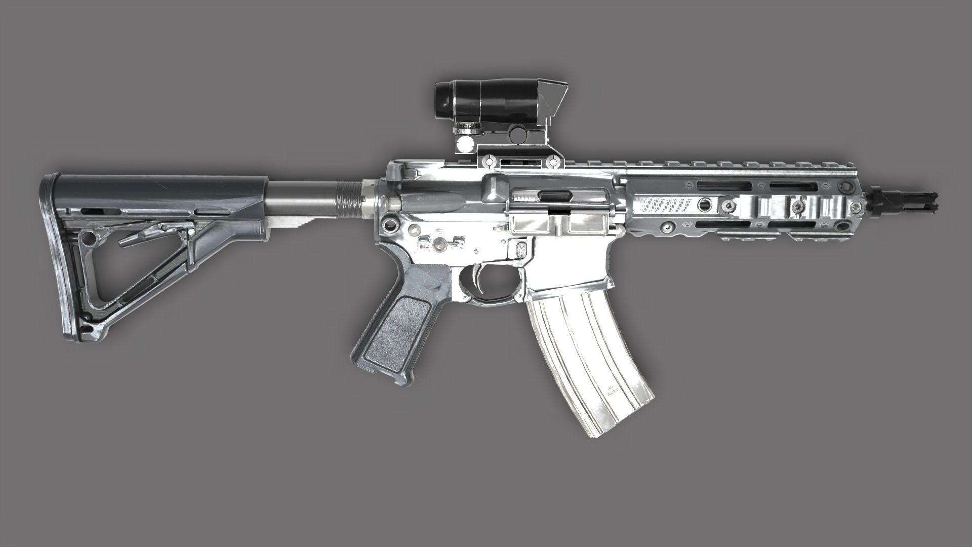R4-C Assault Rifle 3D model | CGTrader