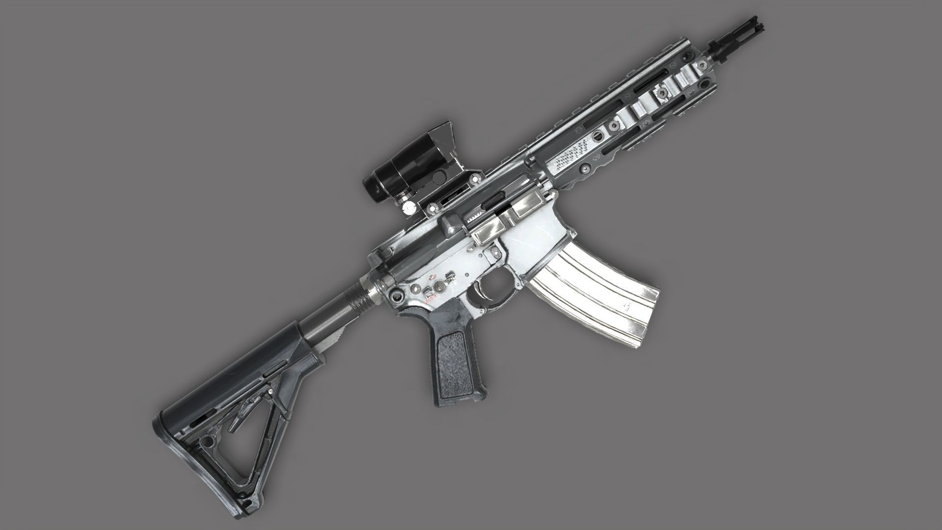 R4-C Assault Rifle 3D model | CGTrader