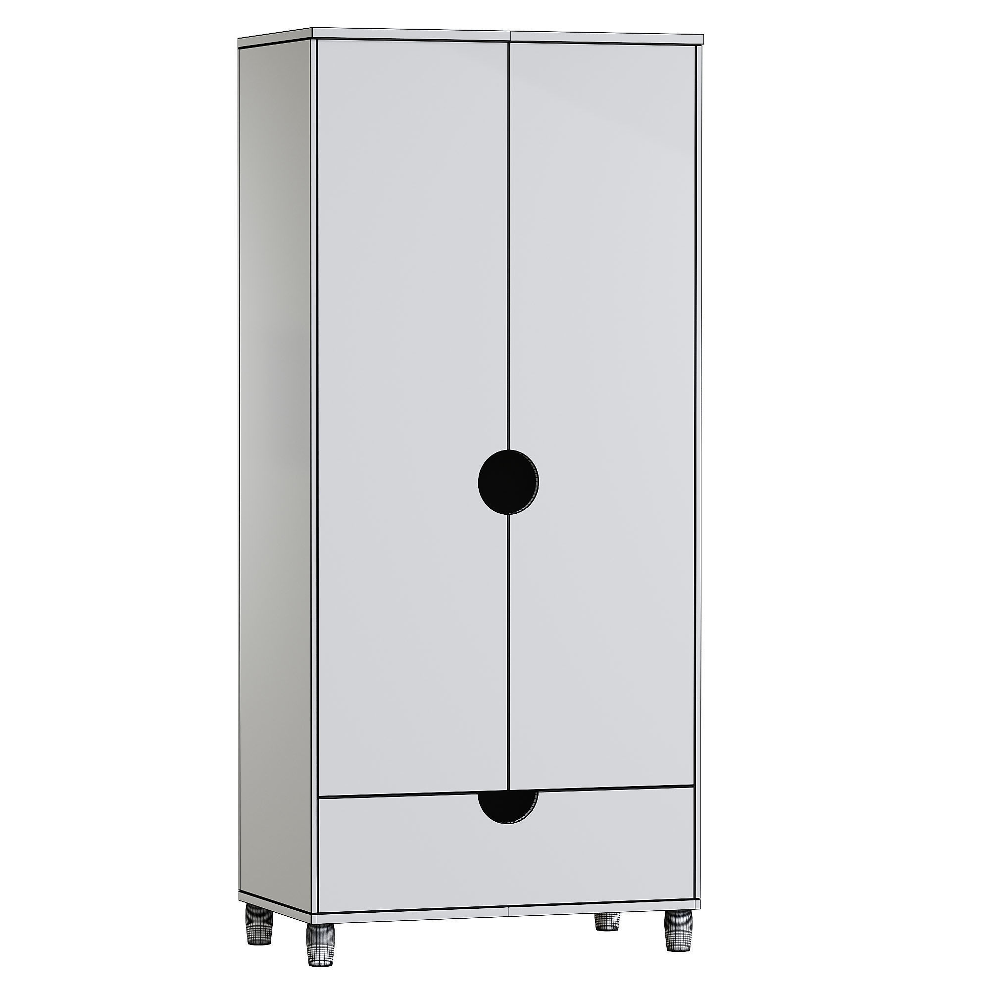 Swing wardrobe Halli 2 3D model | CGTrader