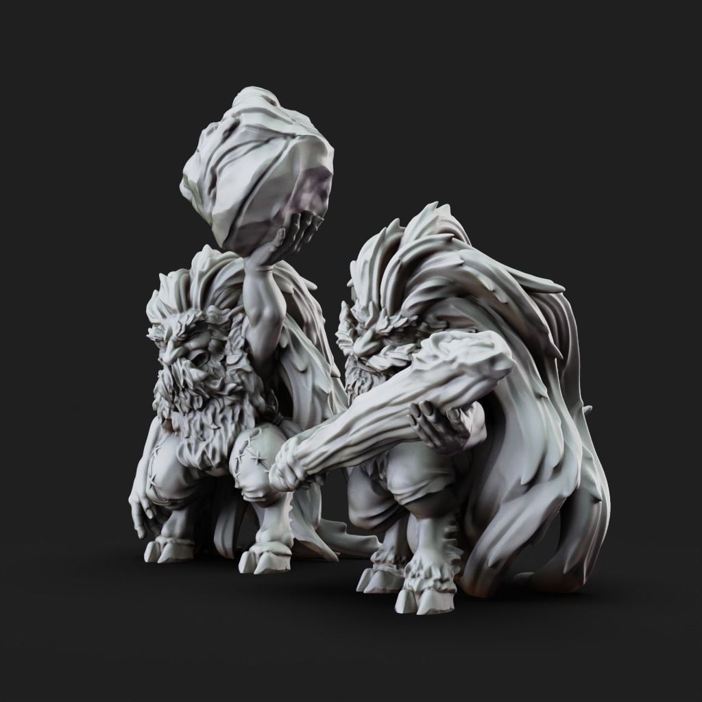 Korred - 3D Printable TTRPG - PRESUPPORTED - 32mm Scale 3D model 3D ...