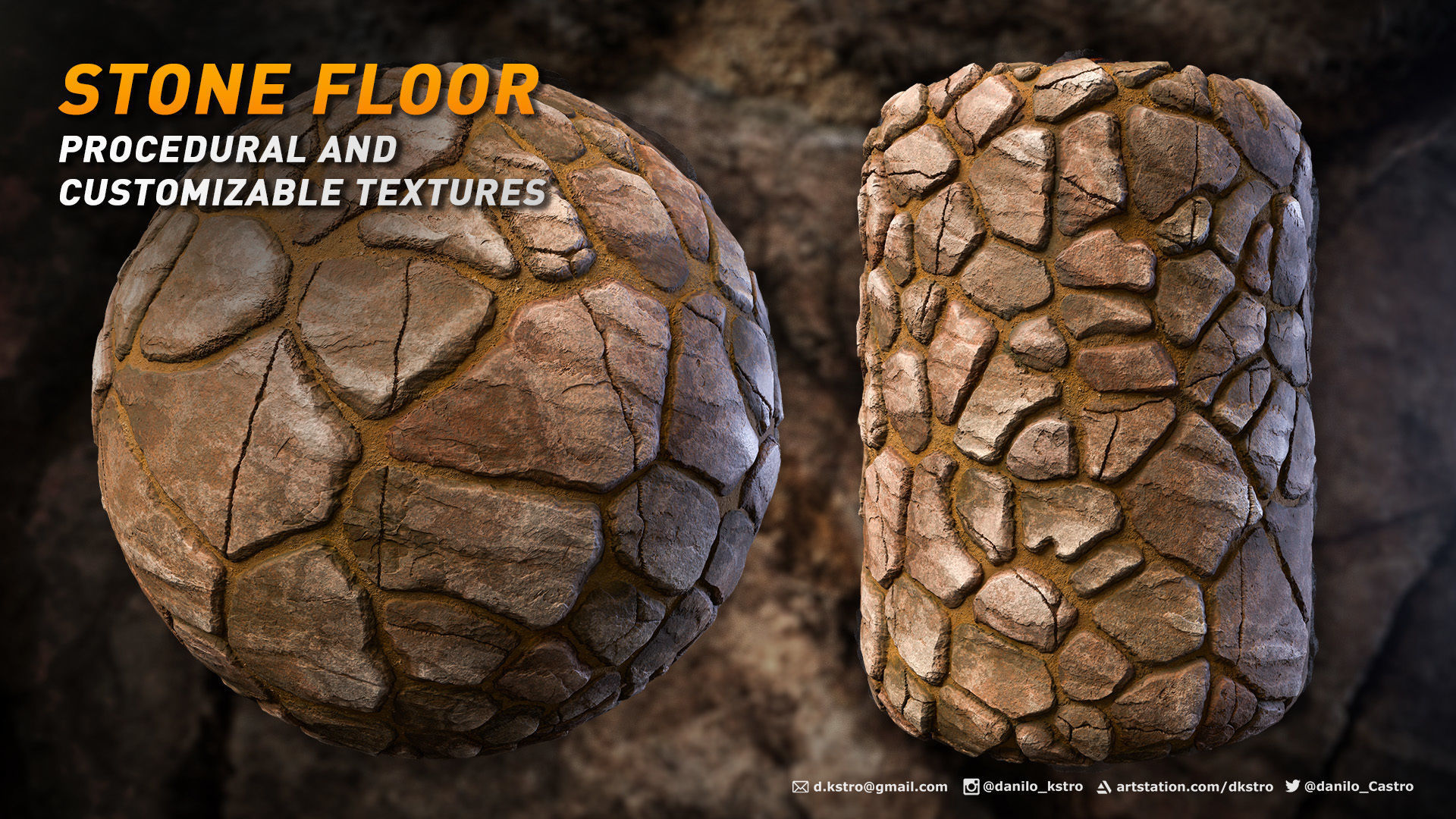 Stone Floor - Procedural Texture Texture | CGTrader