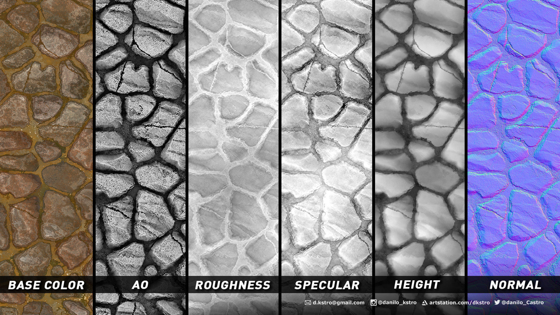 Stone Floor - Procedural Texture Texture | CGTrader