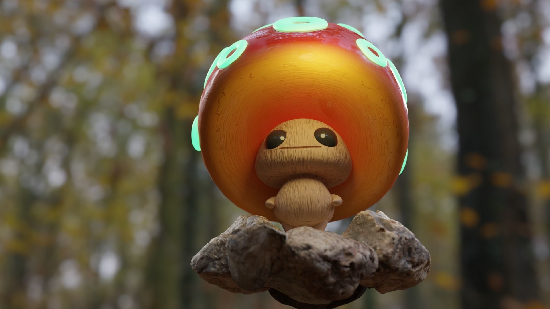 Magic Mushroom 3D model | CGTrader