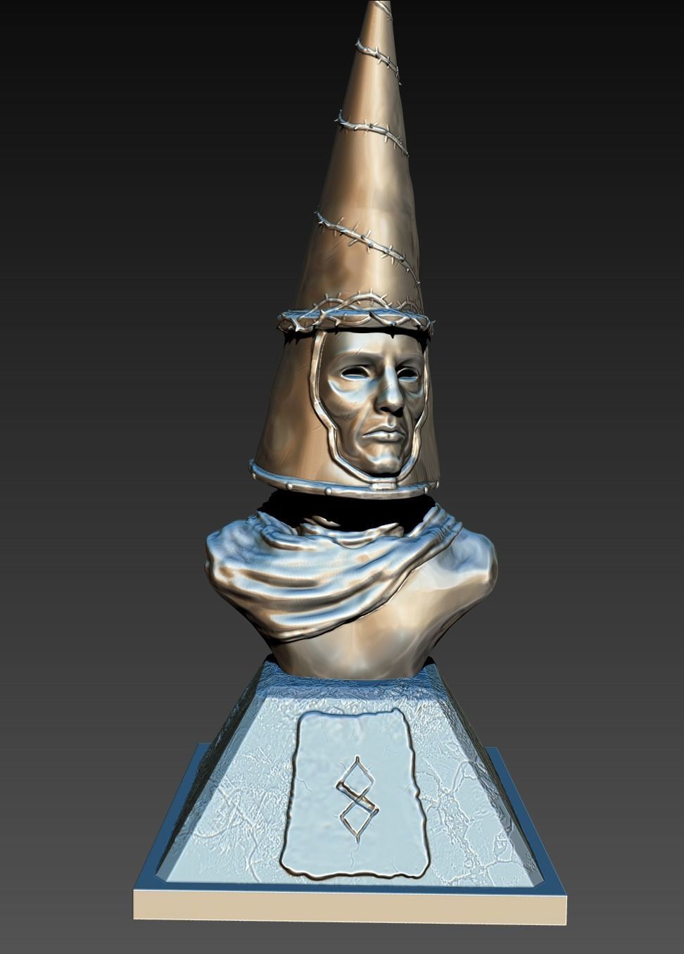 penitent one-blasphemous-bust figure 3D model 3D printable | CGTrader