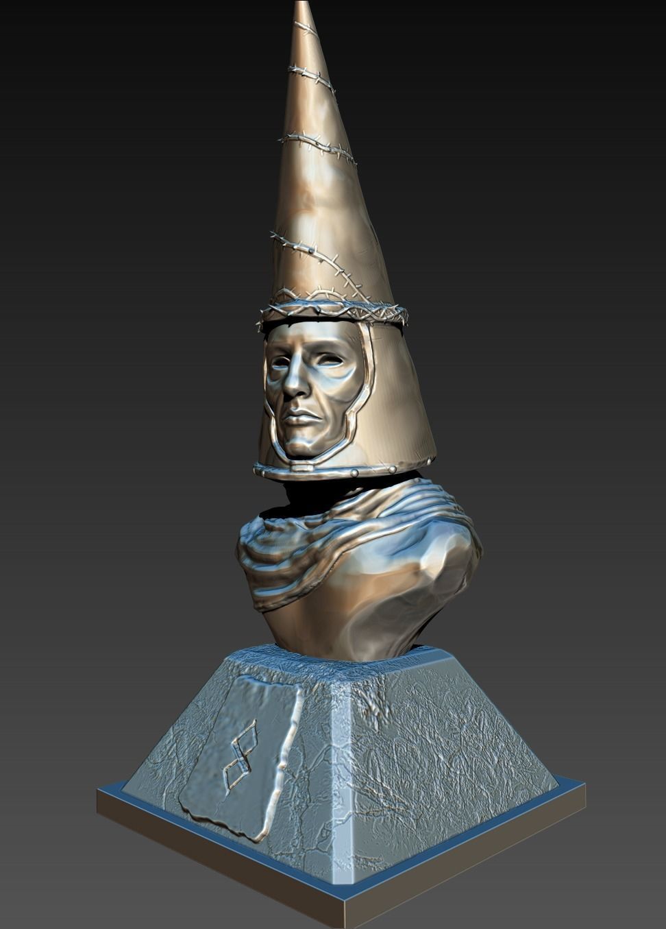 penitent one-blasphemous-bust figure 3D model 3D printable | CGTrader