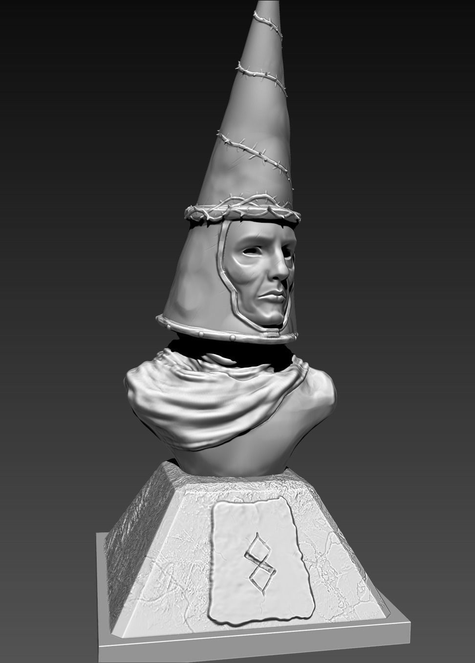 penitent one-blasphemous-bust figure 3D model 3D printable | CGTrader