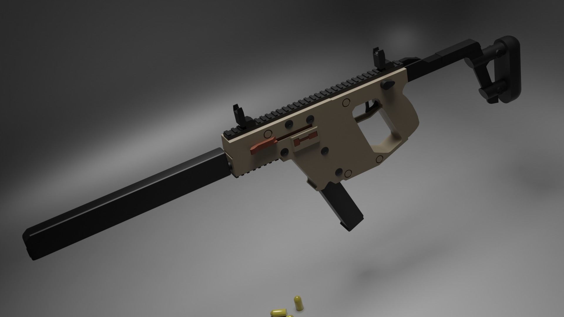 KRISS vector 3d model 3D model | CGTrader
