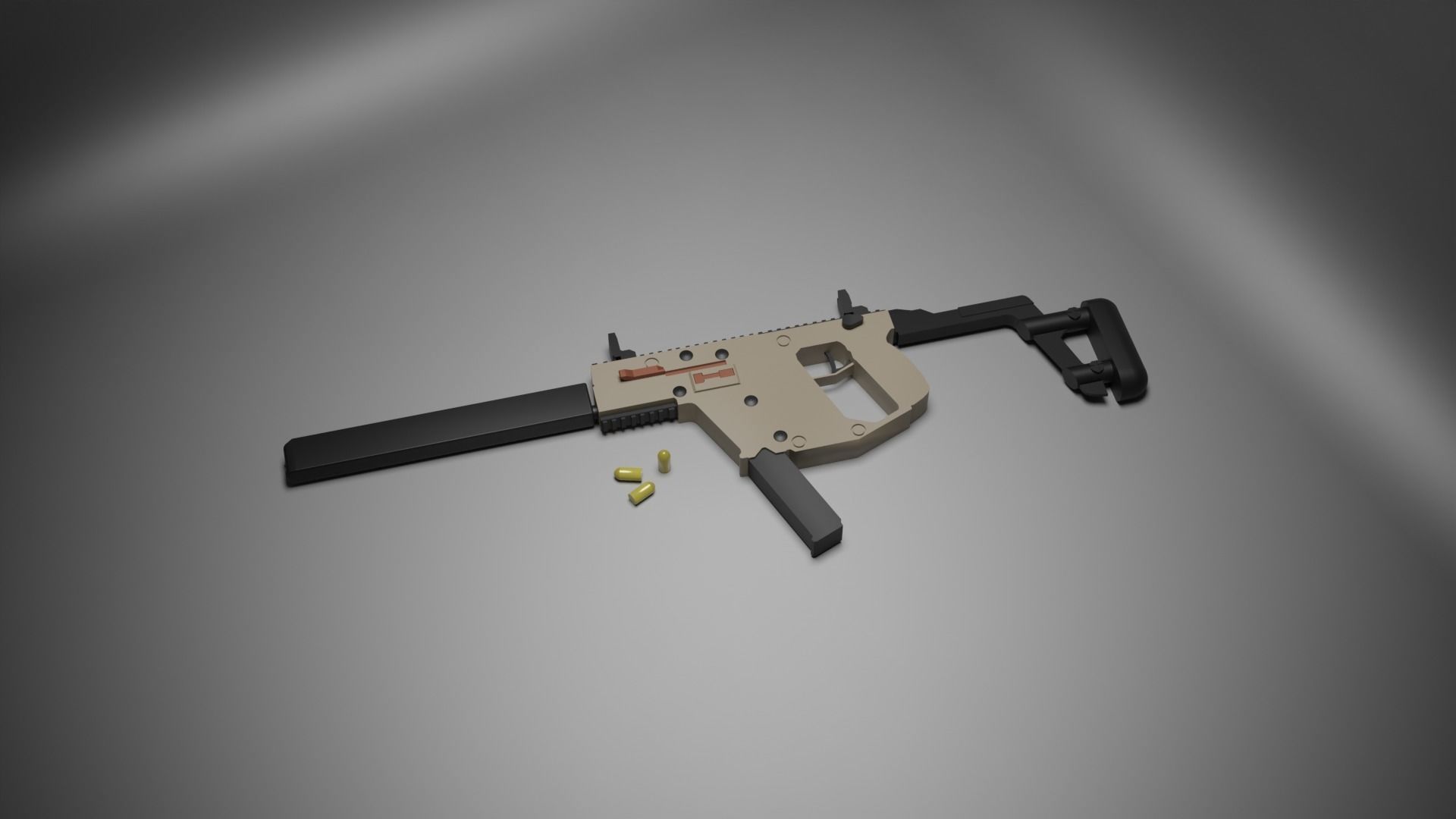 KRISS vector 3d model 3D model | CGTrader