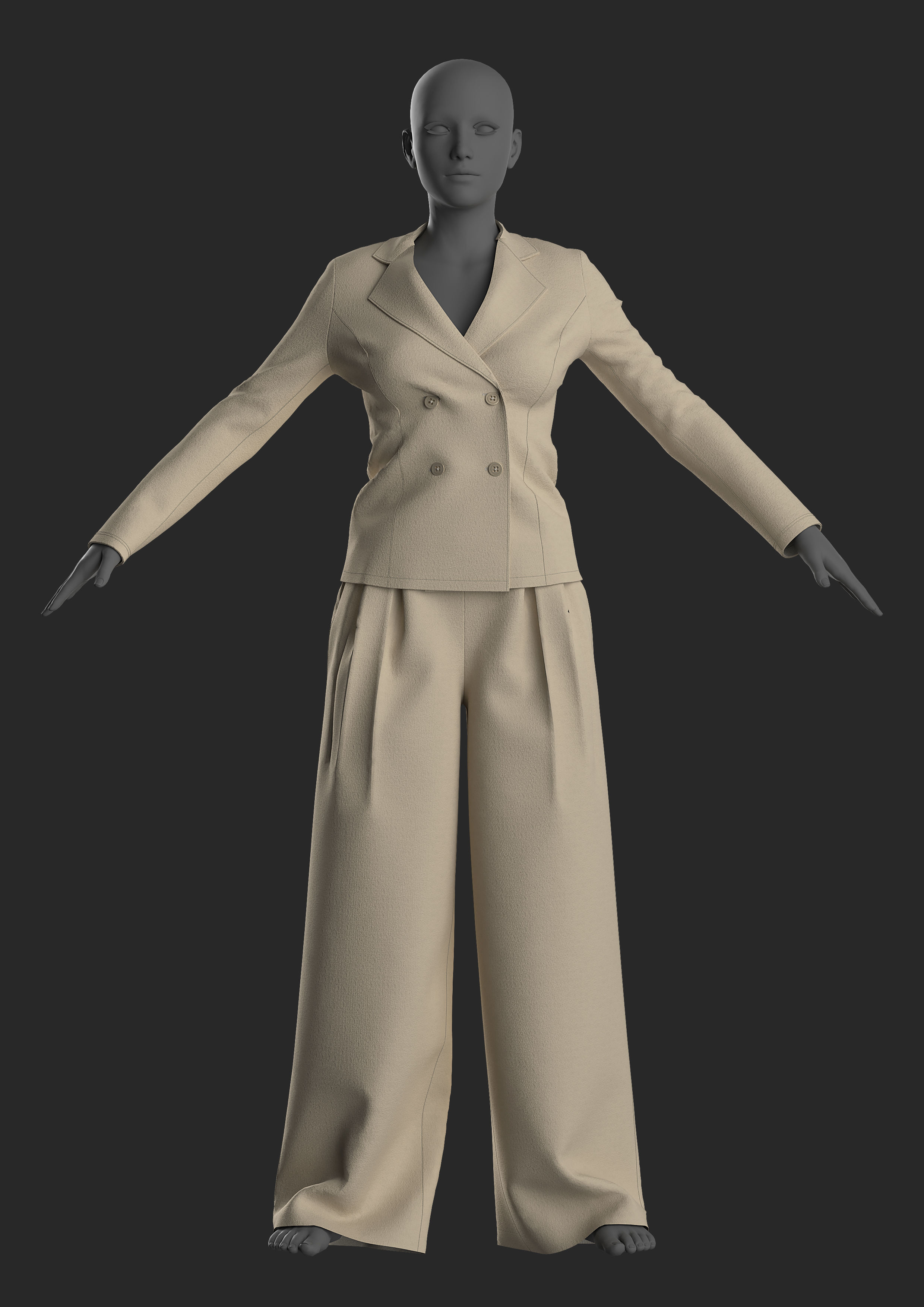 Girls Outfit 49 - Marvelous Designer 3D model | CGTrader