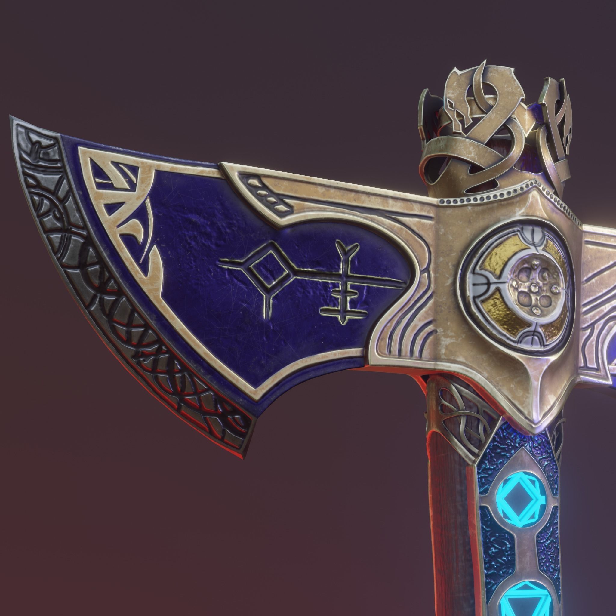 3D model Leviathan axe God of war ragnarok VR / AR / low-poly | CGTrader