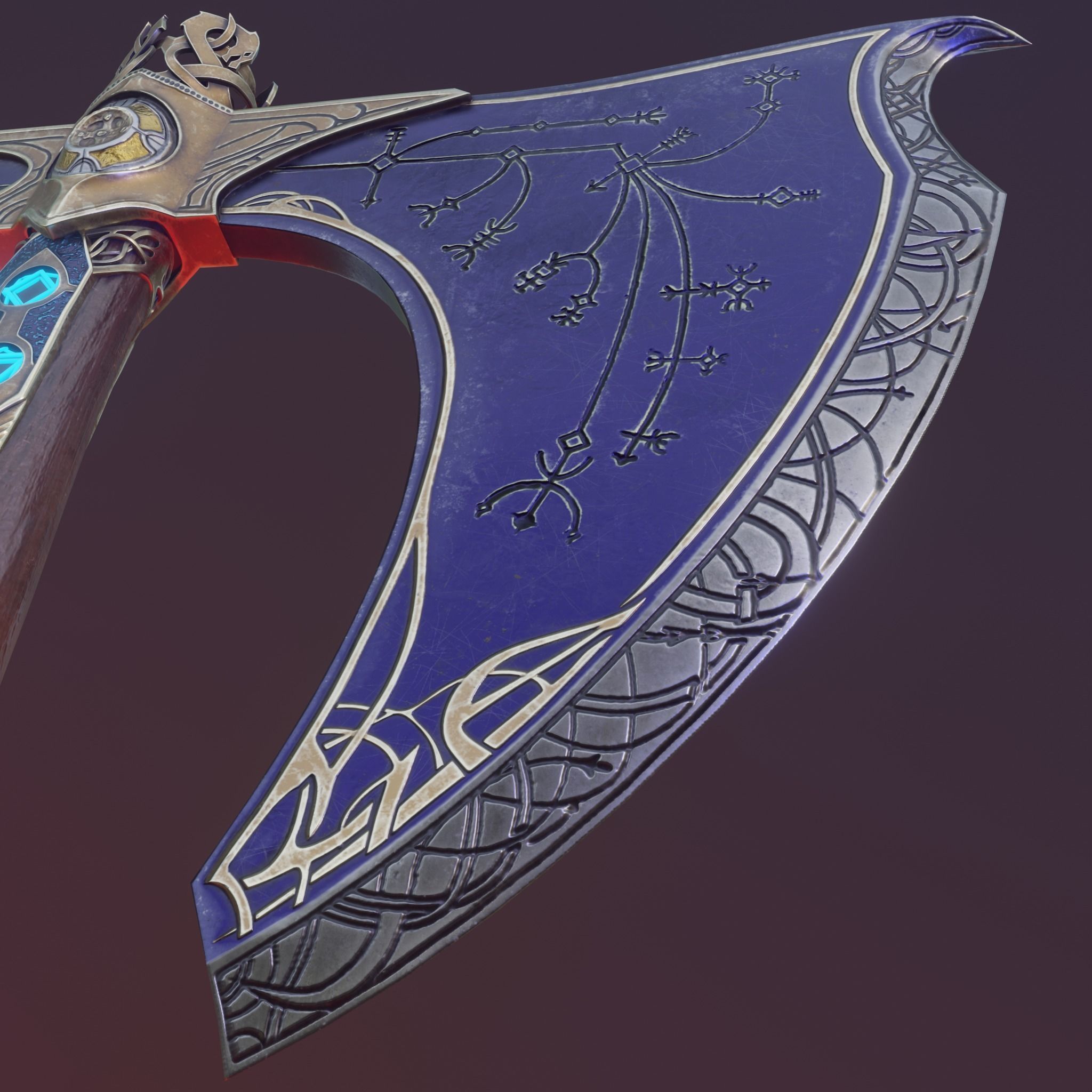 3D model Leviathan axe God of war ragnarok VR / AR / low-poly | CGTrader