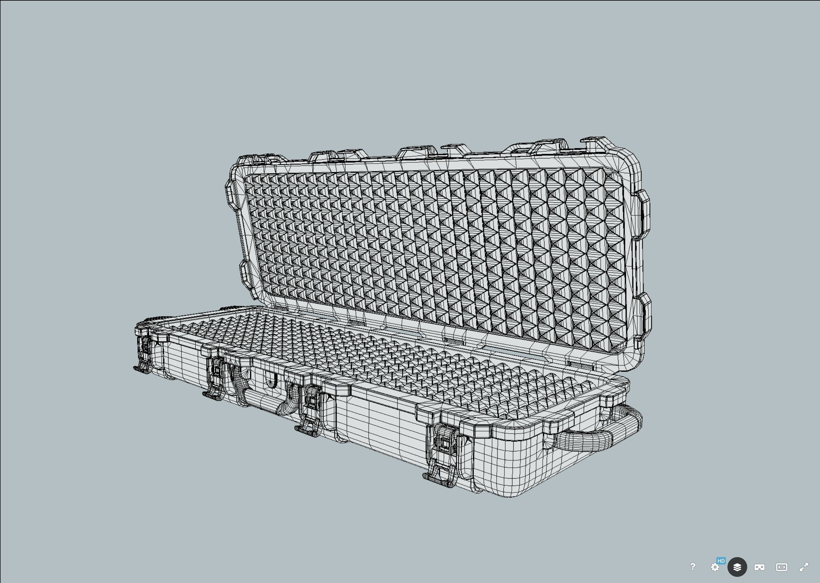 Rifle Case Box free 3D model | CGTrader