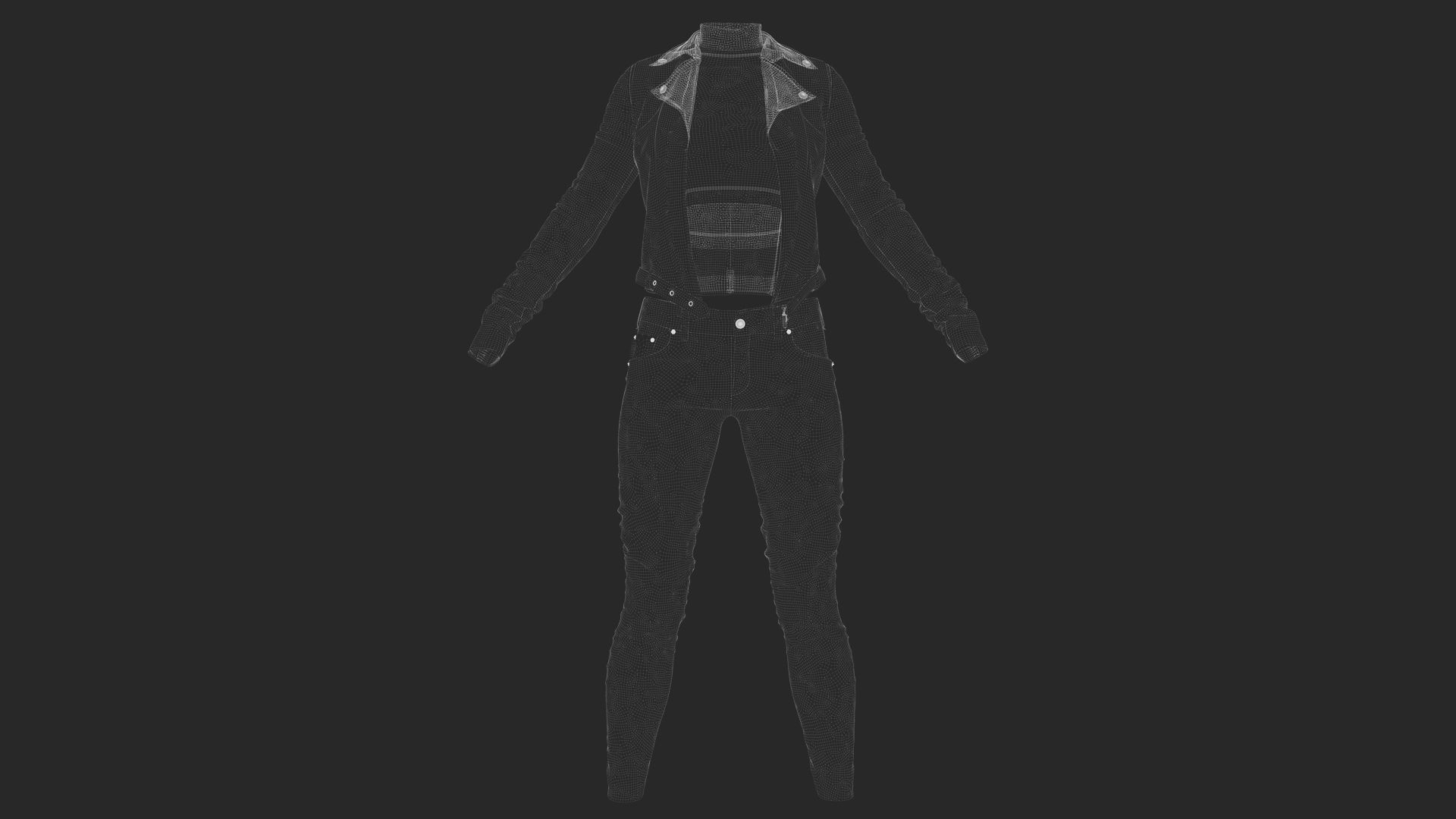 Girls Outfit 55 - Marvelous Designer 3D model | CGTrader