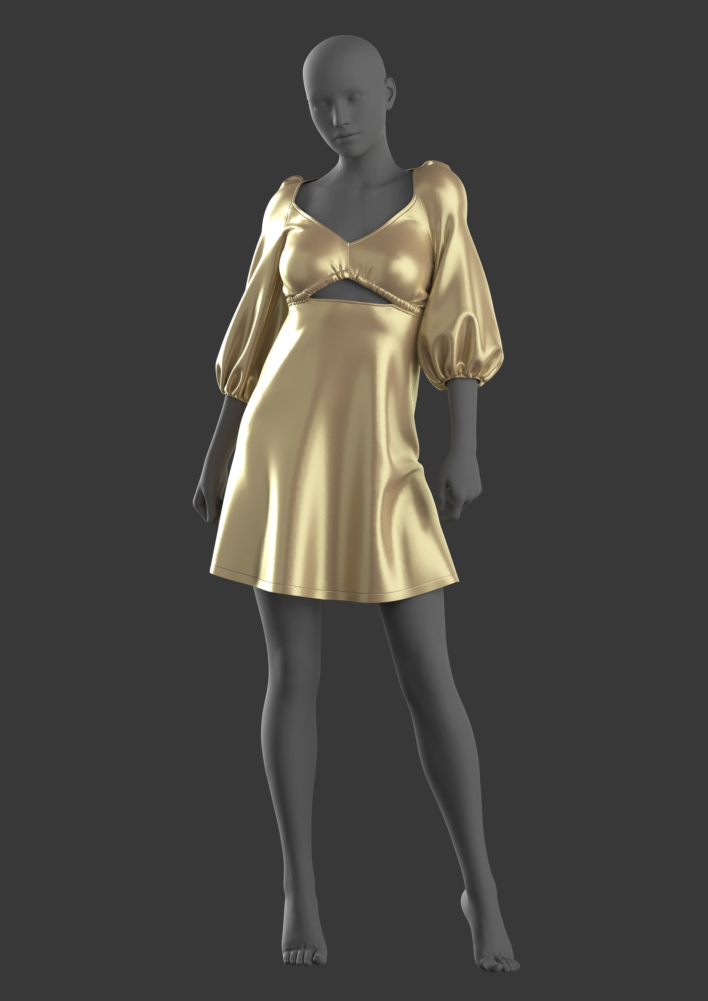 Girls Outfit 56 - Marvelous Designer 3D model | CGTrader