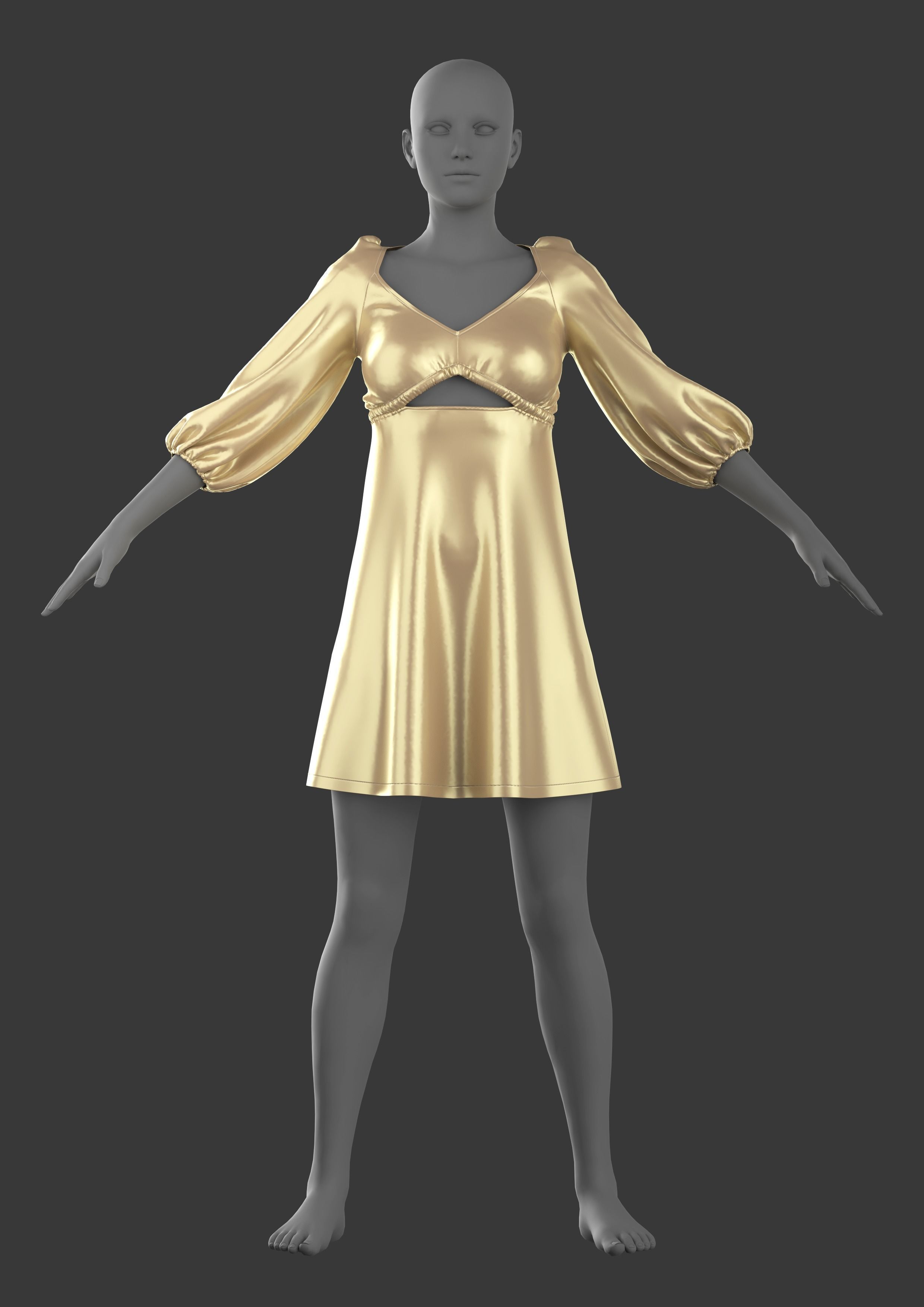 Girls Outfit 56 - Marvelous Designer 3D model | CGTrader