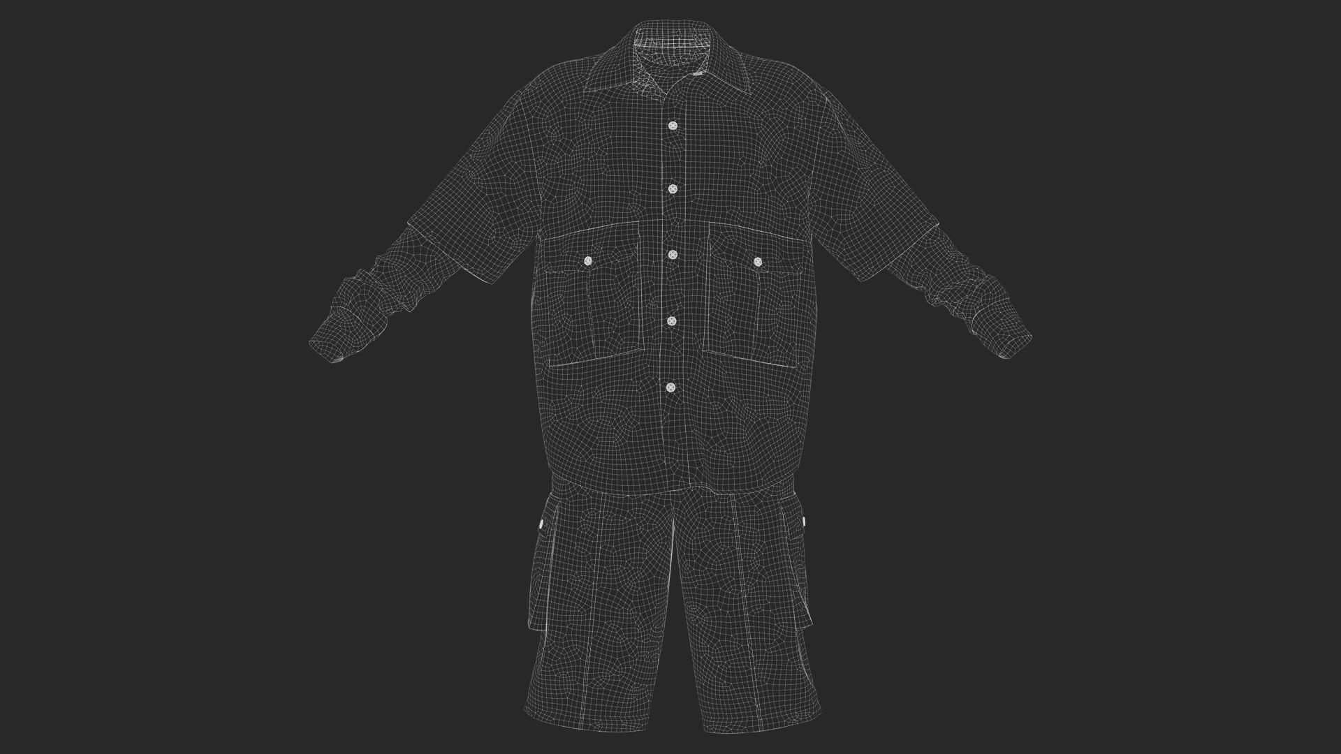 Mens Outfit 16 - Marvelous Designer 3D model | CGTrader