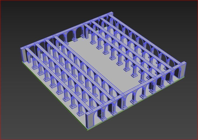 3D model Arcs 3D Scene for Real Time VR / AR / low-poly | CGTrader