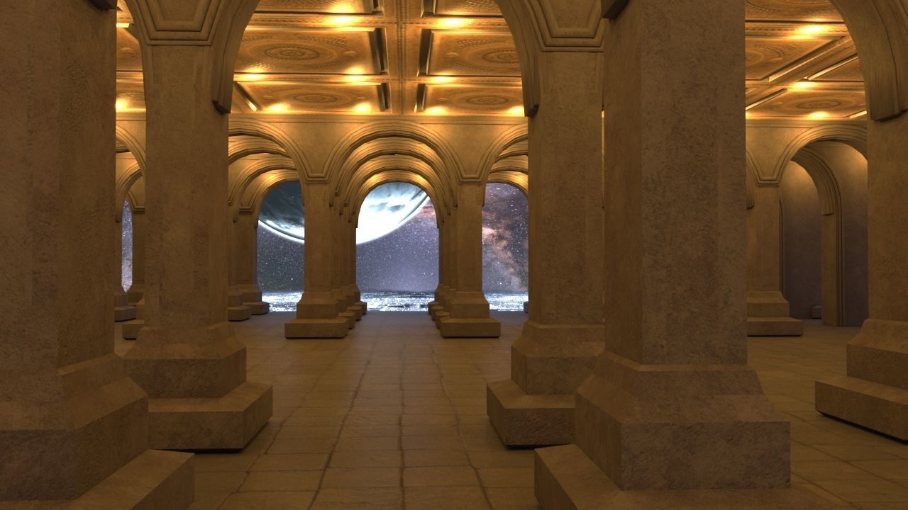 3D model Arcs 3D Scene for Real Time VR / AR / low-poly | CGTrader