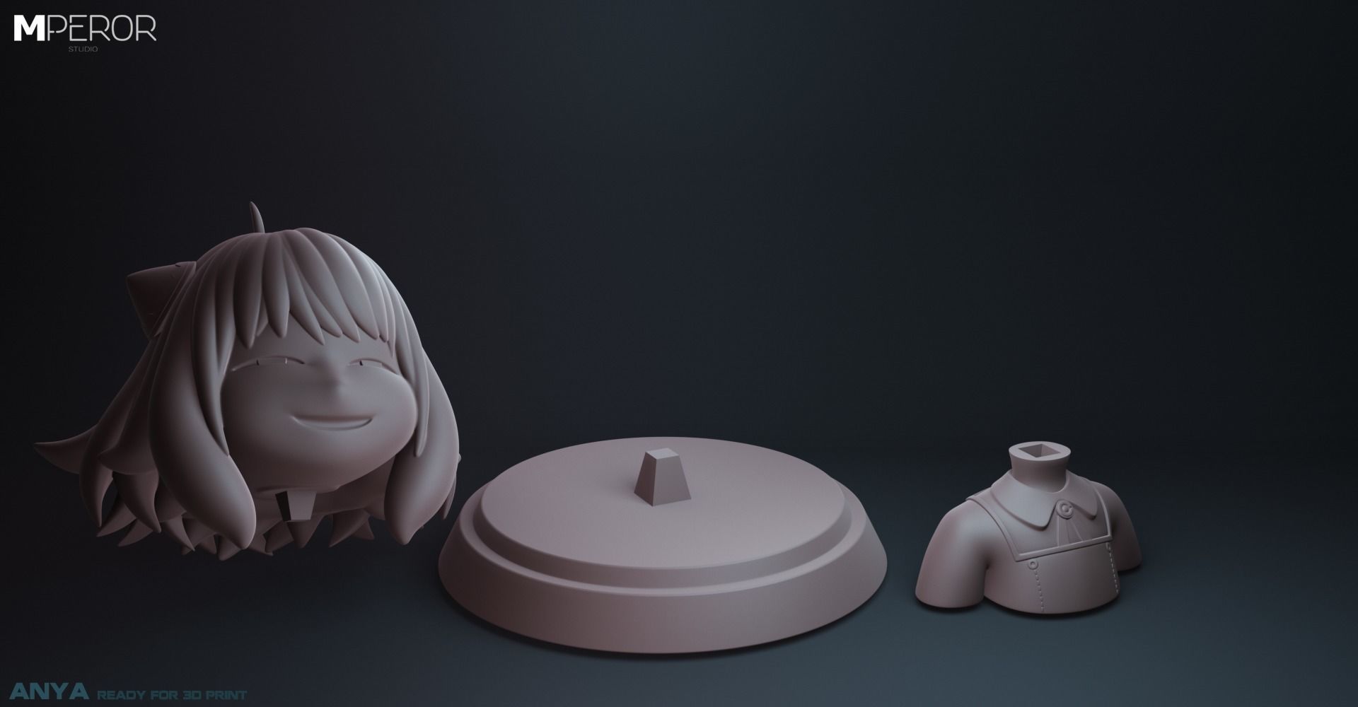 Anya Forger 3D model 3D printable | CGTrader
