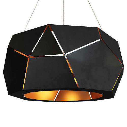 3D model Volume squary chandelier VR / AR / low-poly | CGTrader