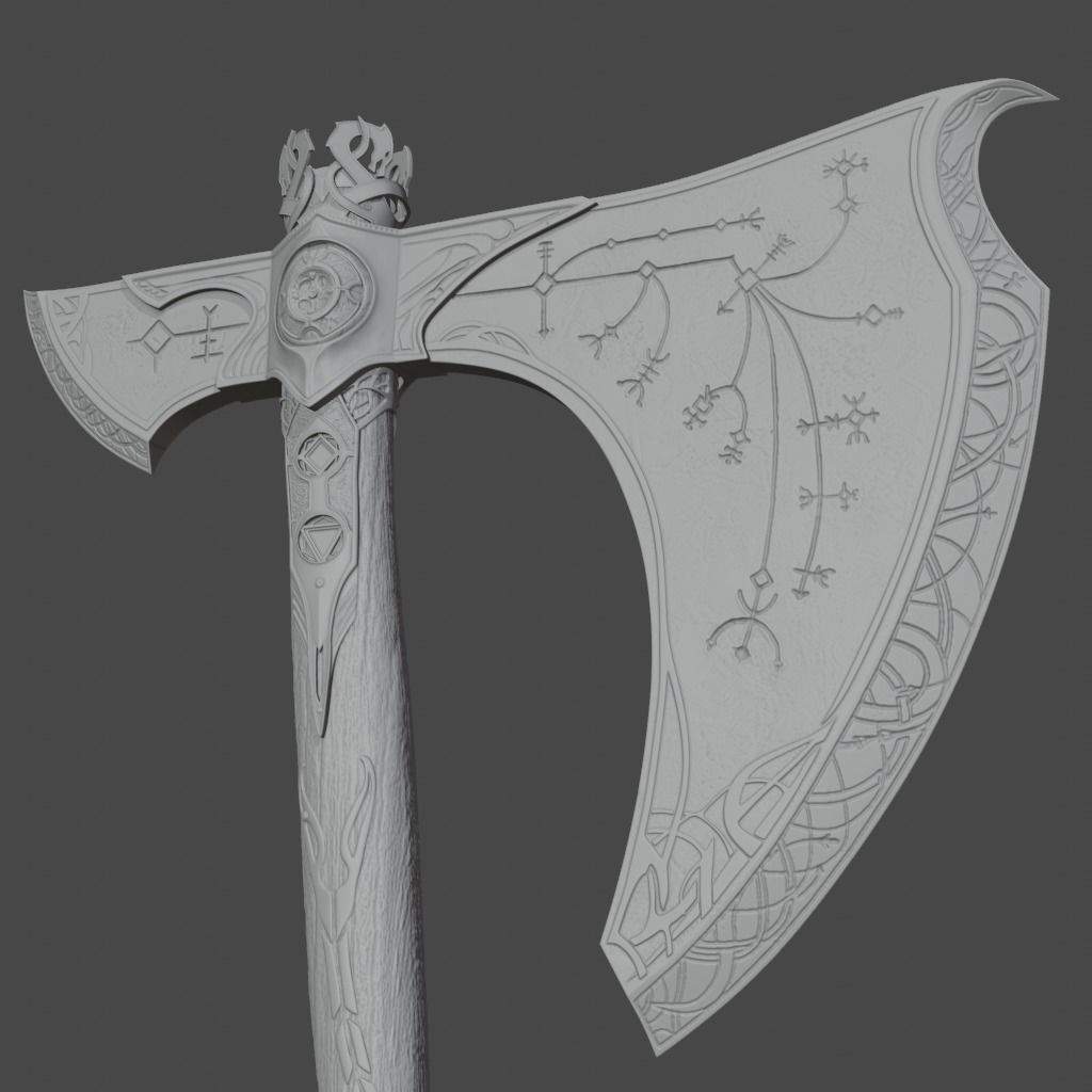 Leviathan axe God of war ragnarok printable 3d model 3D model 3D ...