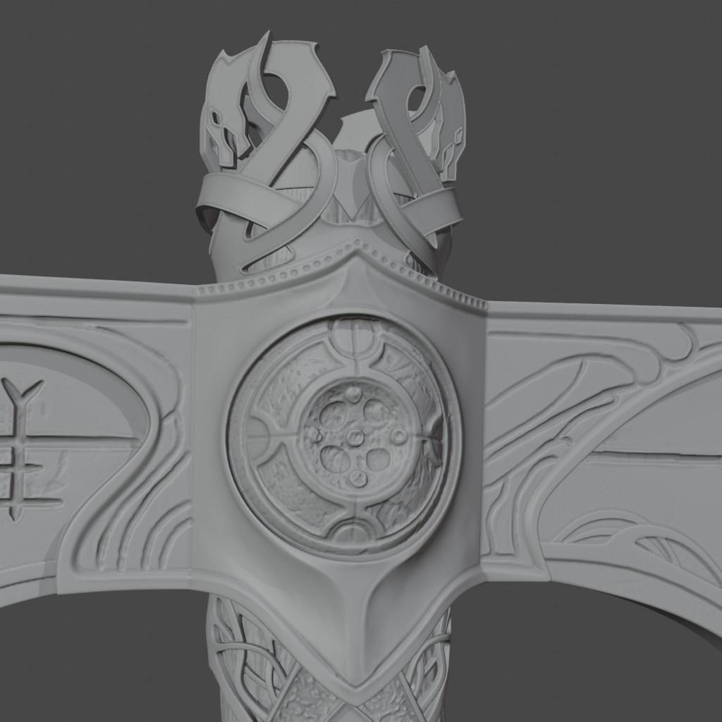 Leviathan axe God of war ragnarok printable 3d model 3D model 3D ...