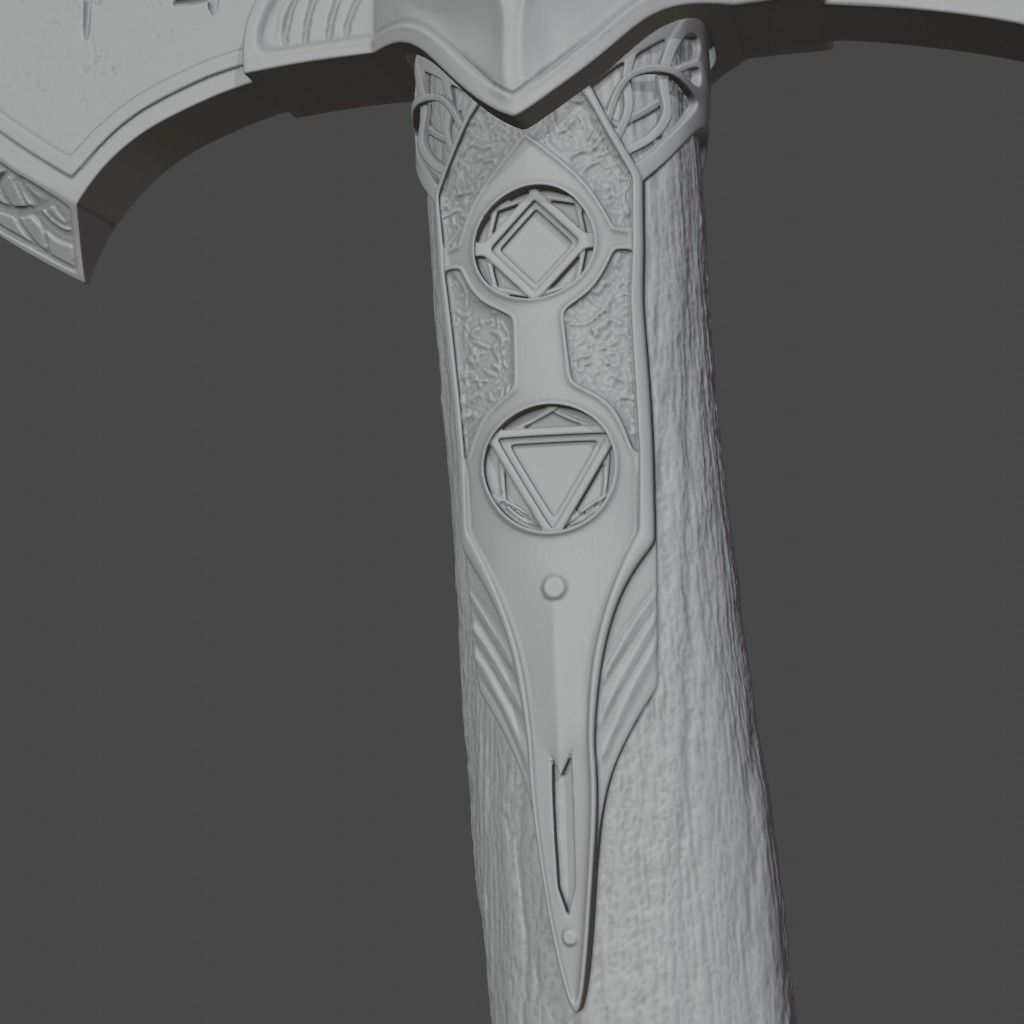 Leviathan axe God of war ragnarok printable 3d model 3D model 3D ...