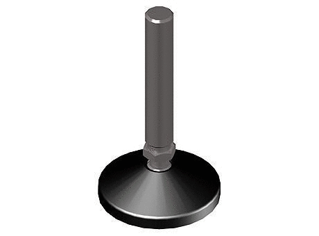 Machine Footing, Stainless, Base Plate: Polyamide (reinforced) free 3D ...