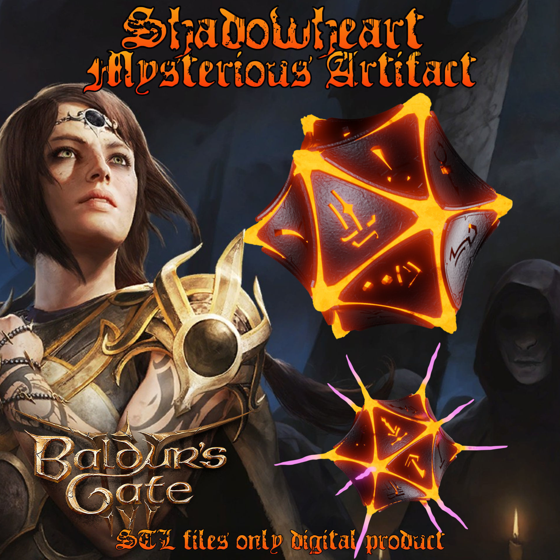 Shadowheart Mysterious Artifact Baldurs Gate 3 3D model 3D printable ...