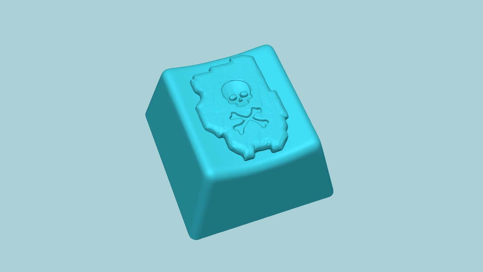 KeyCap - Tibia SD Sudden Death Rune - Decorative KeyCaps 3D model 3D ...