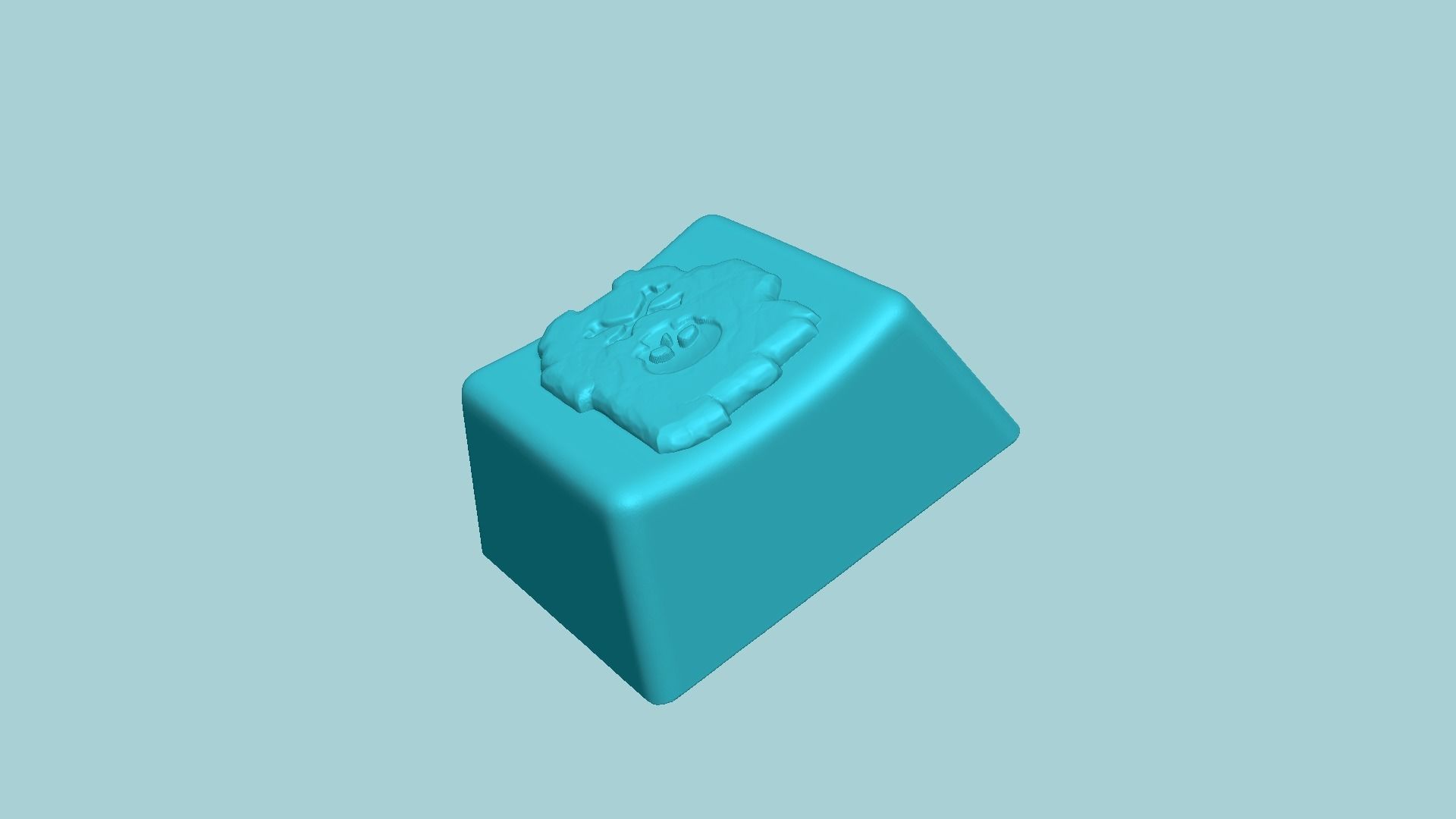 KeyCap - Tibia SD Sudden Death Rune - Decorative KeyCaps 3D model 3D ...