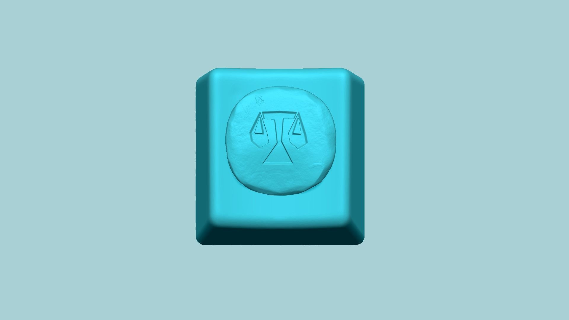 KeyCap - Runescape Law Rune - Decorative KeyCaps 3D model 3D printable ...